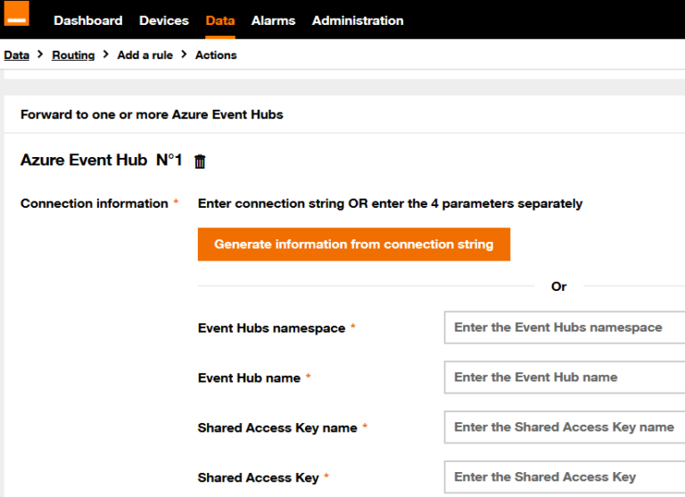 Common issues 3/5: how to connect my Microsoft Azure Cloud to Live Objects - Live Objects Blog