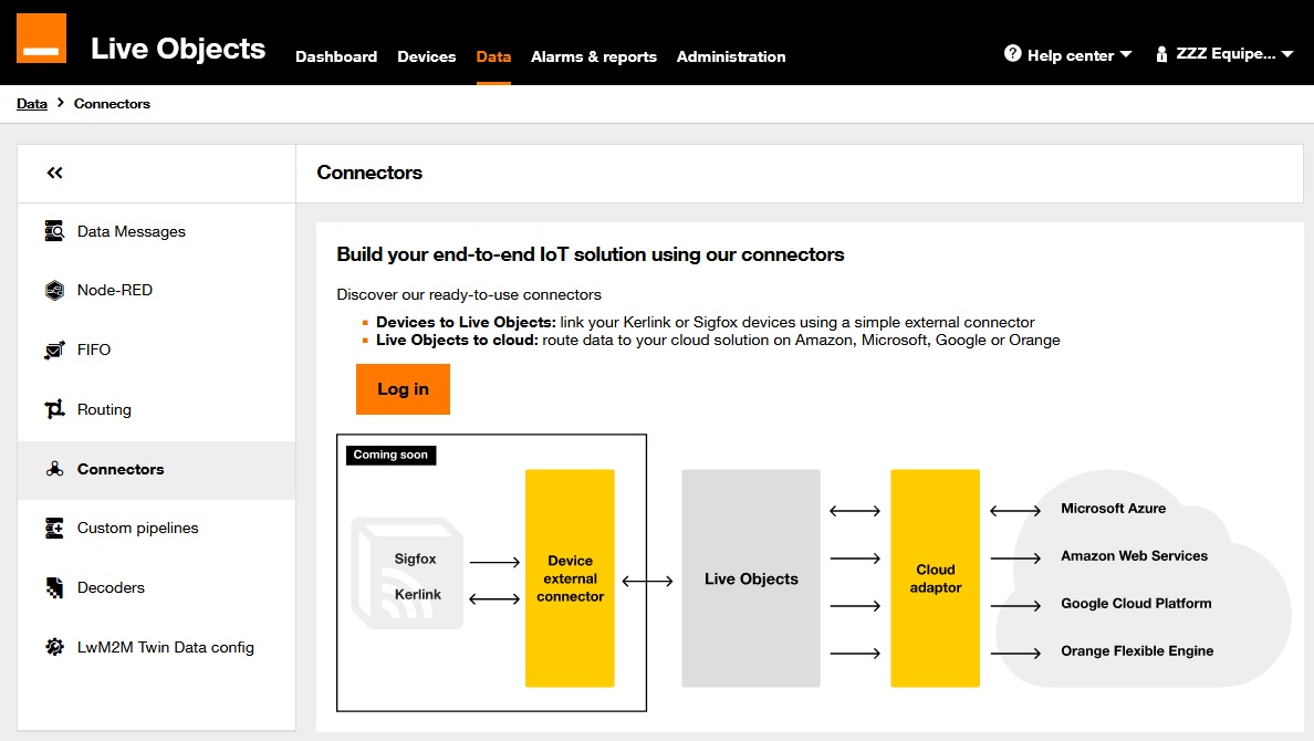 Cloud Connector Service: a seamless integration with your Cloud provider - Live Objects Blog