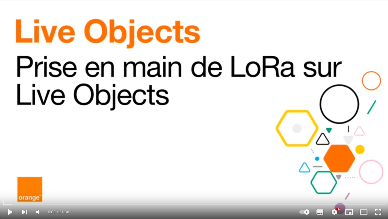 First use of Live Objects with LoRa® - Live Objects Blog